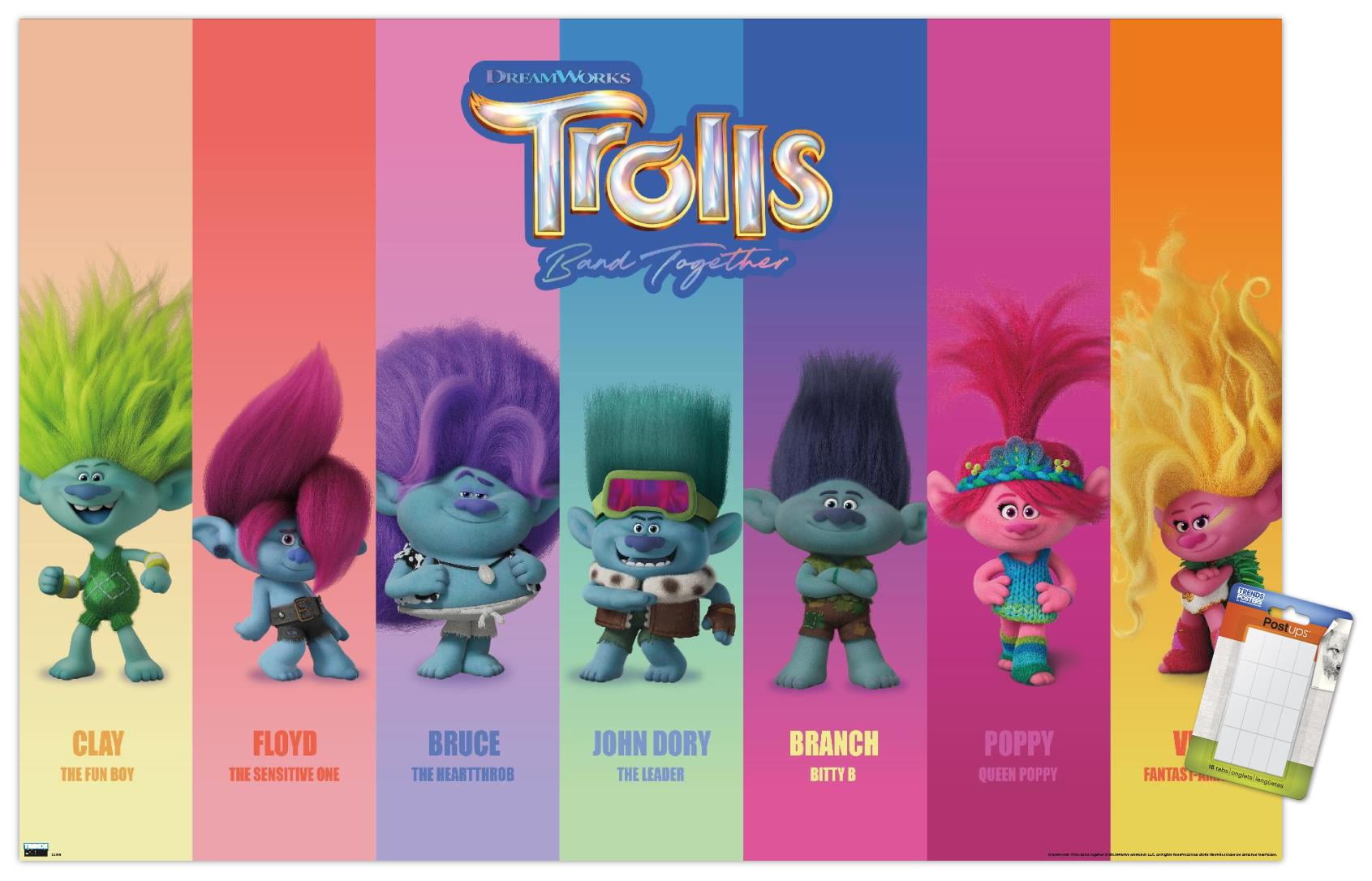 Trolls: Band Together - Perfect Harmony Wall Poster, 22.375" x 34 ...