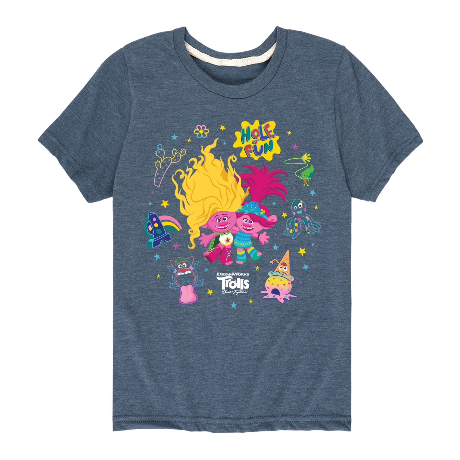 Trolls - Band Together - Poppy Viva Neon Golf - Toddler and Youth Short ...