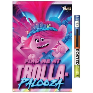 DreamWorks Trolls 2 - Group Wall Poster, 22.375" x 34", Framed ...