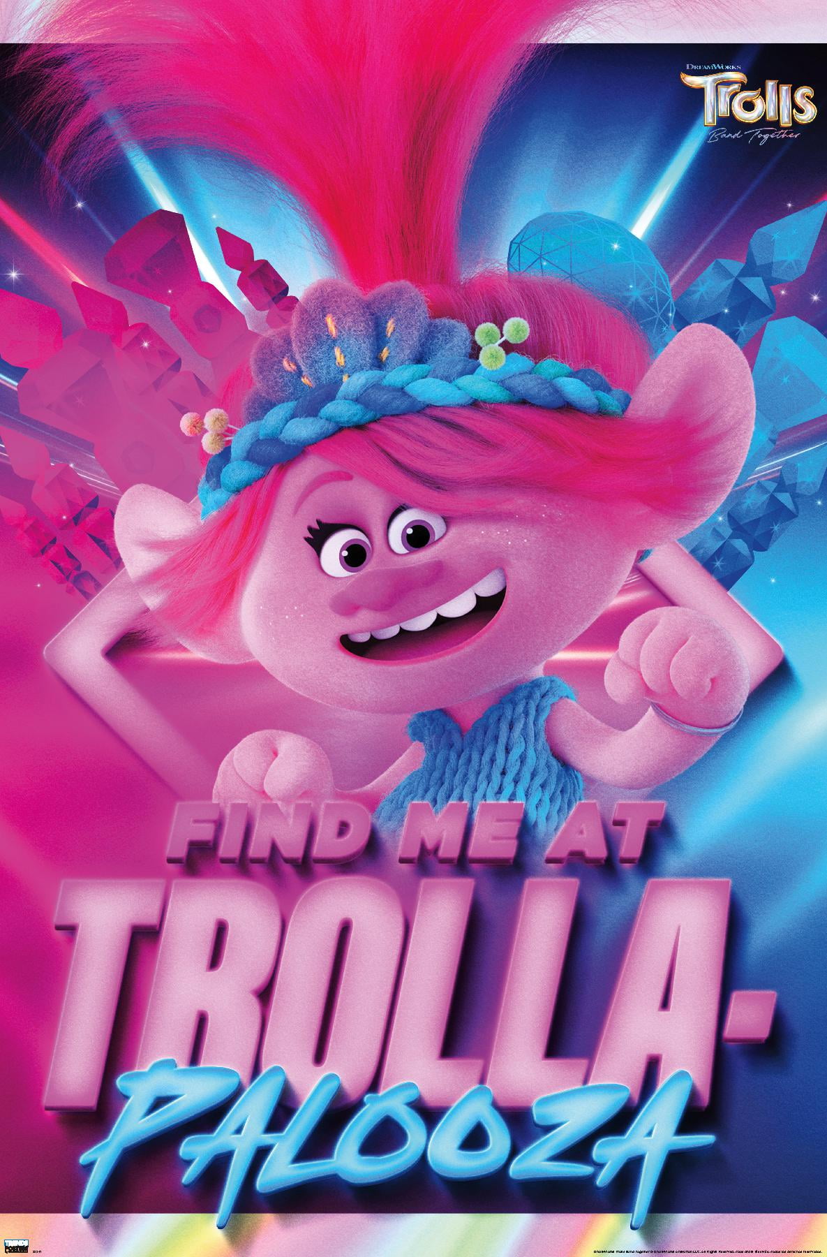 Trolls: Band Together - Poppy Wall Poster, 22.375" x 34" - Walmart.com