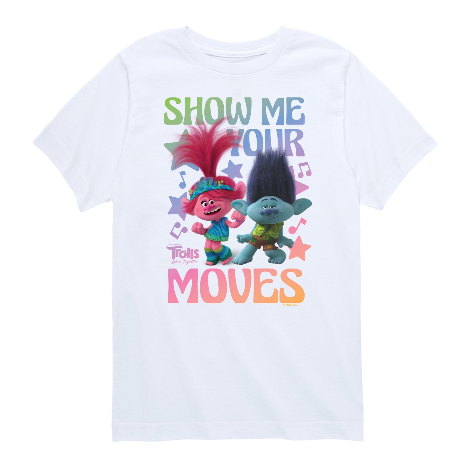 Trolls - Band Together - Show Me Your Moves - Toddler and Youth Short ...