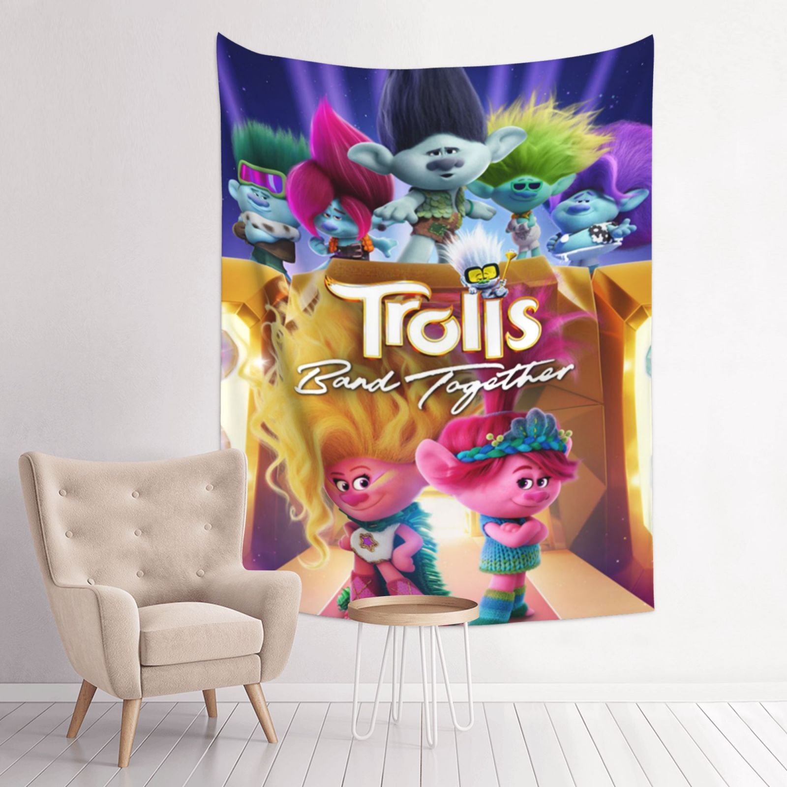 Trolls Band Together Tapestries Banner Tapestries in various sizesfor ...