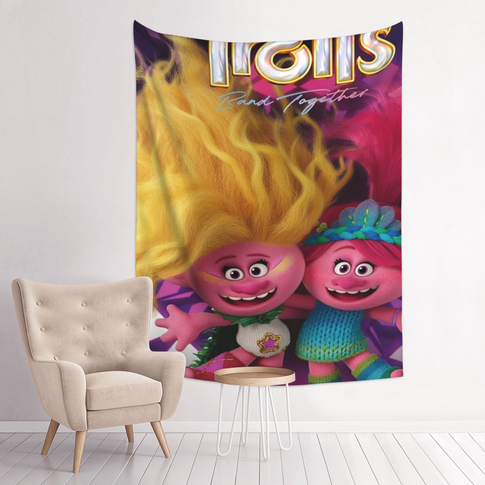Trolls Band Together Tapestries Banner Tapestries in various sizesfor ...