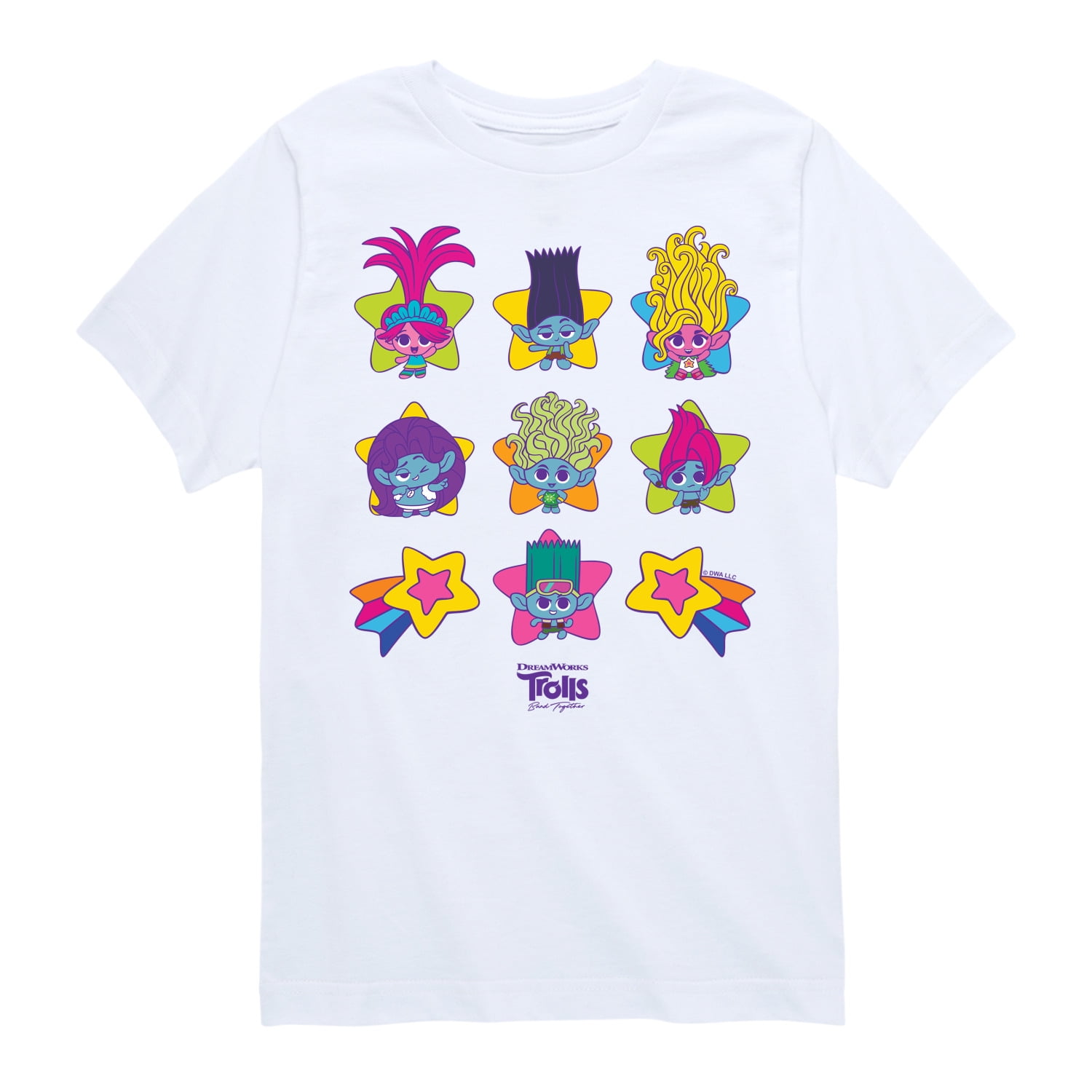 Trolls - Band Together - Tiny Trolls Star Grid - Toddler and Youth ...