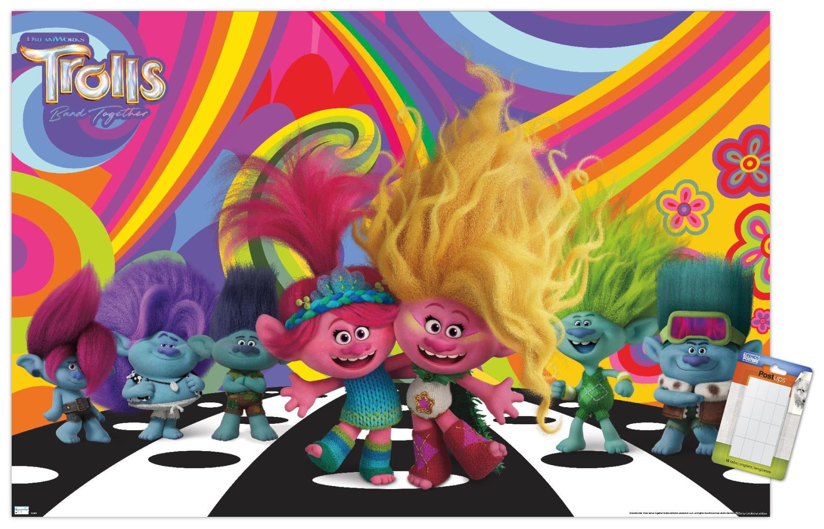Trolls: Band Together - Universe Wall Poster, 14.725" x 22.375 ...