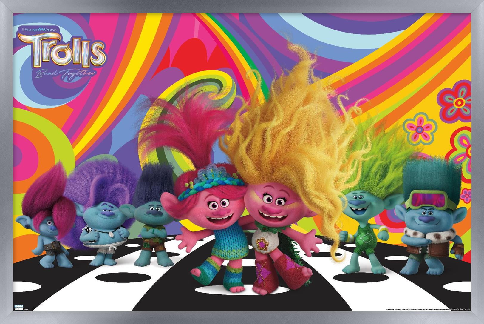 Trolls: Band Together - Universe Wall Poster, 22.375" x 34" Framed ...