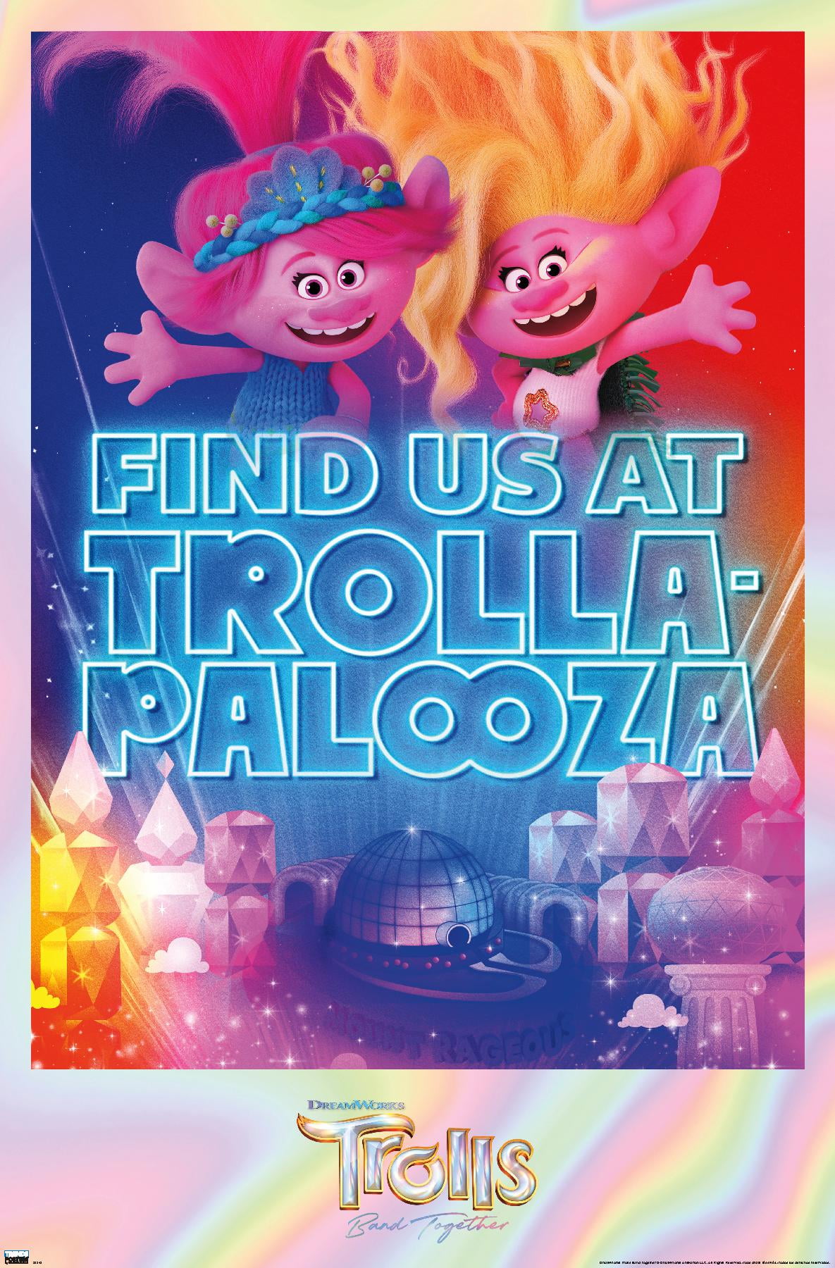 Trolls: Band Together - Viva and Poppy at Trolla-Palooza Wall Poster ...