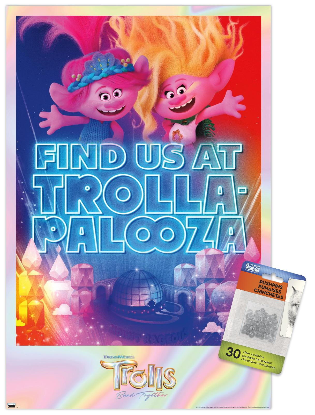 Trolls: Band Together - Viva and Poppy at Trolla-Palooza Wall Poster ...