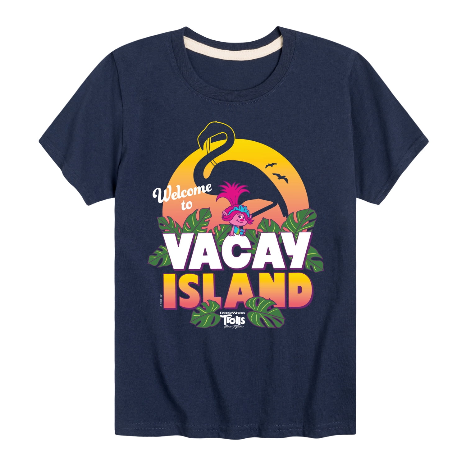 Trolls - Band Together - Welcome Vacay Island - Toddler and Youth Short ...