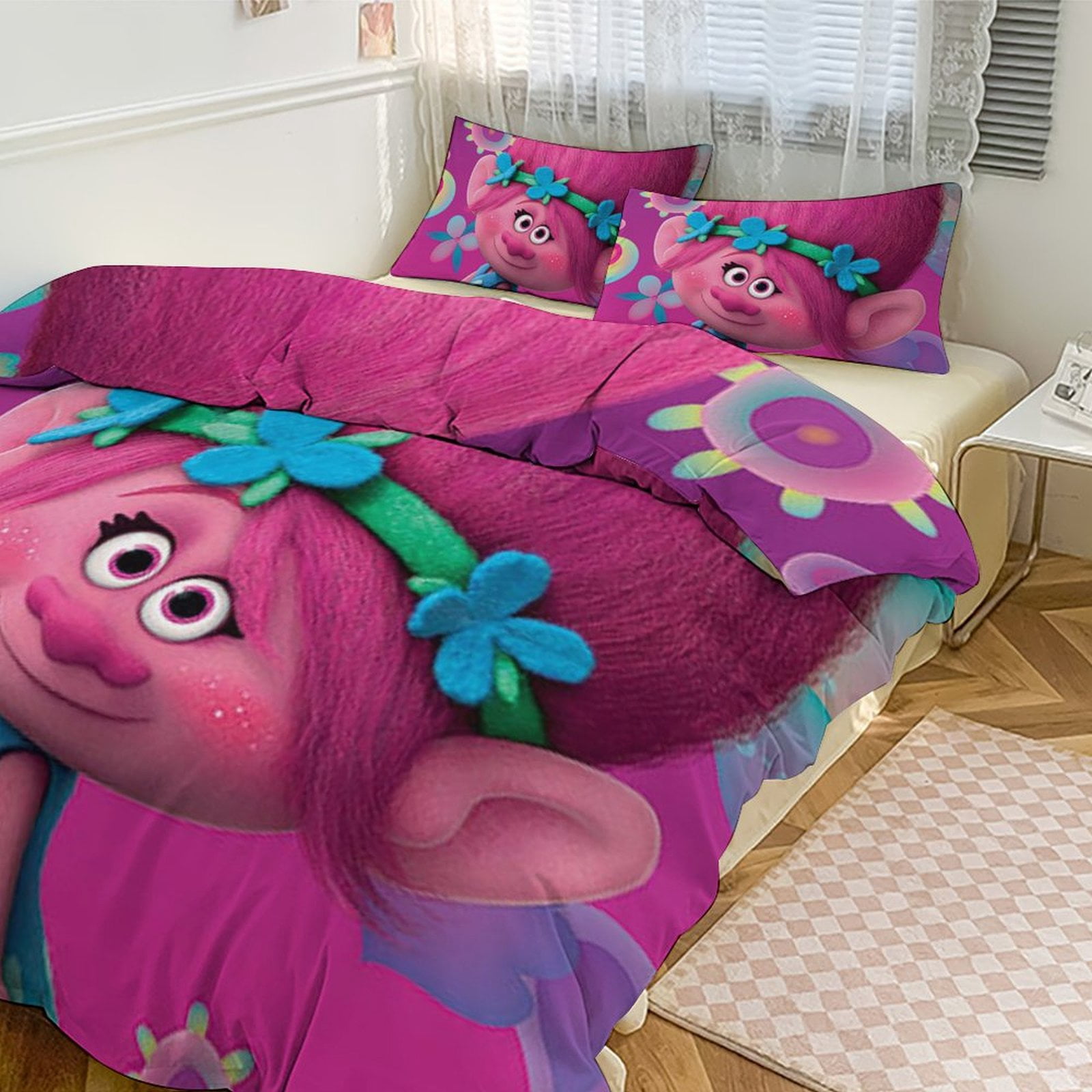 Trolls Bedding Set for Kids Trolls Merch for Girls Queen Bedding Sets ...
