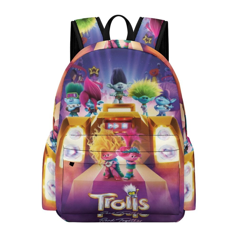 Trolls Cute Backpack Schoolbag Student Bookbag Casual Basic Travel ...