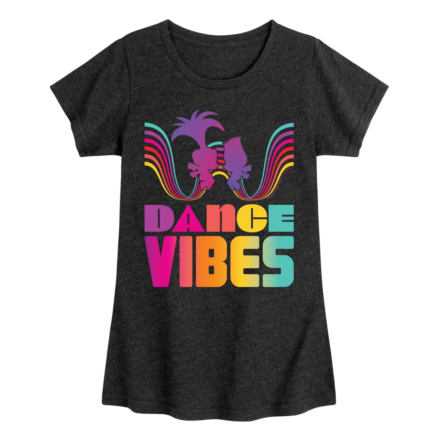 Trolls - Dance Vibes Poppy Branch - Toddler & Youth Girls Short Sleeve ...
