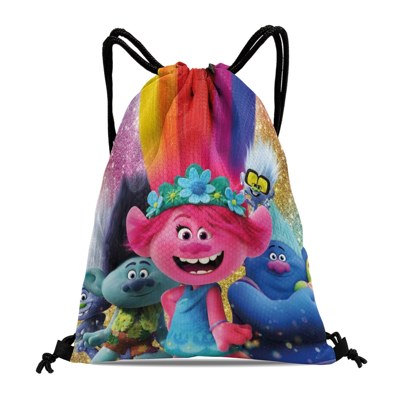 Trolls Drawstring Gym Bag:Waterproof and perfect for hiking, yoga ...
