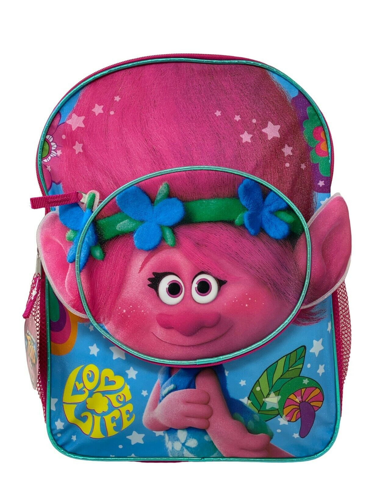 Trolls Dreamworks 3D Face 16" Backpack - Walmart.com