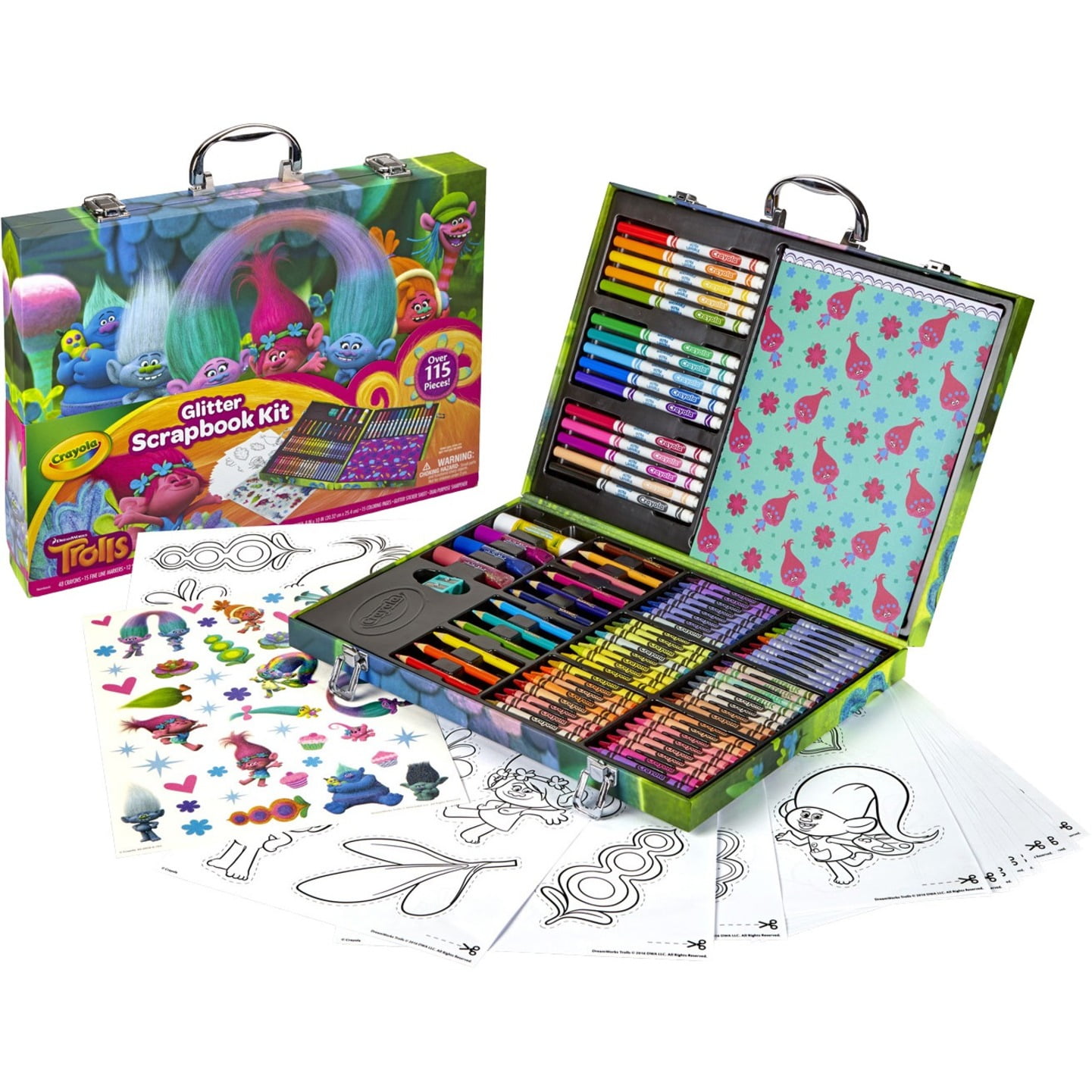 Trolls Glitter Scrapbooking Kit - Walmart.com
