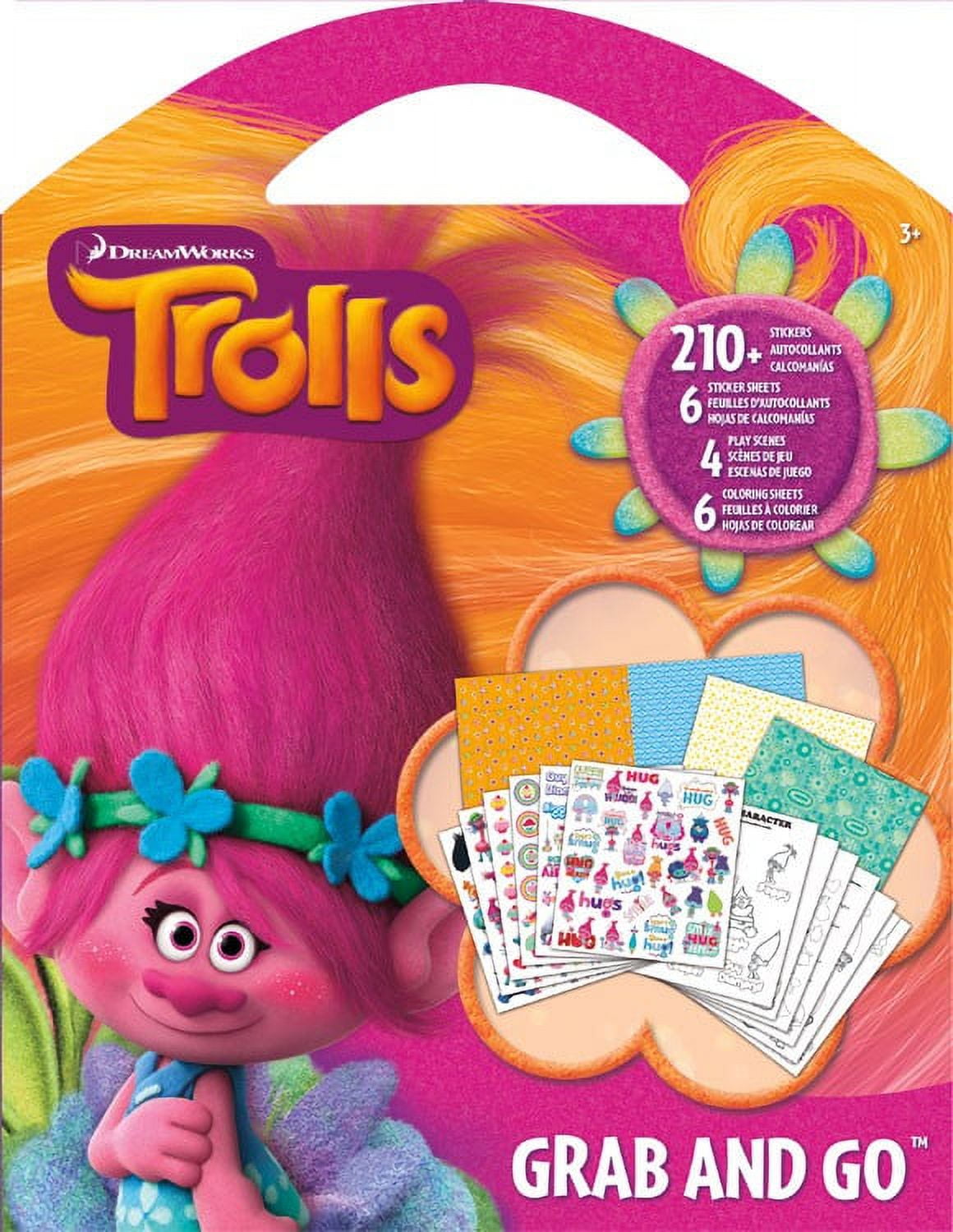 Trolls Grab & Go Sticker Book - Walmart.com