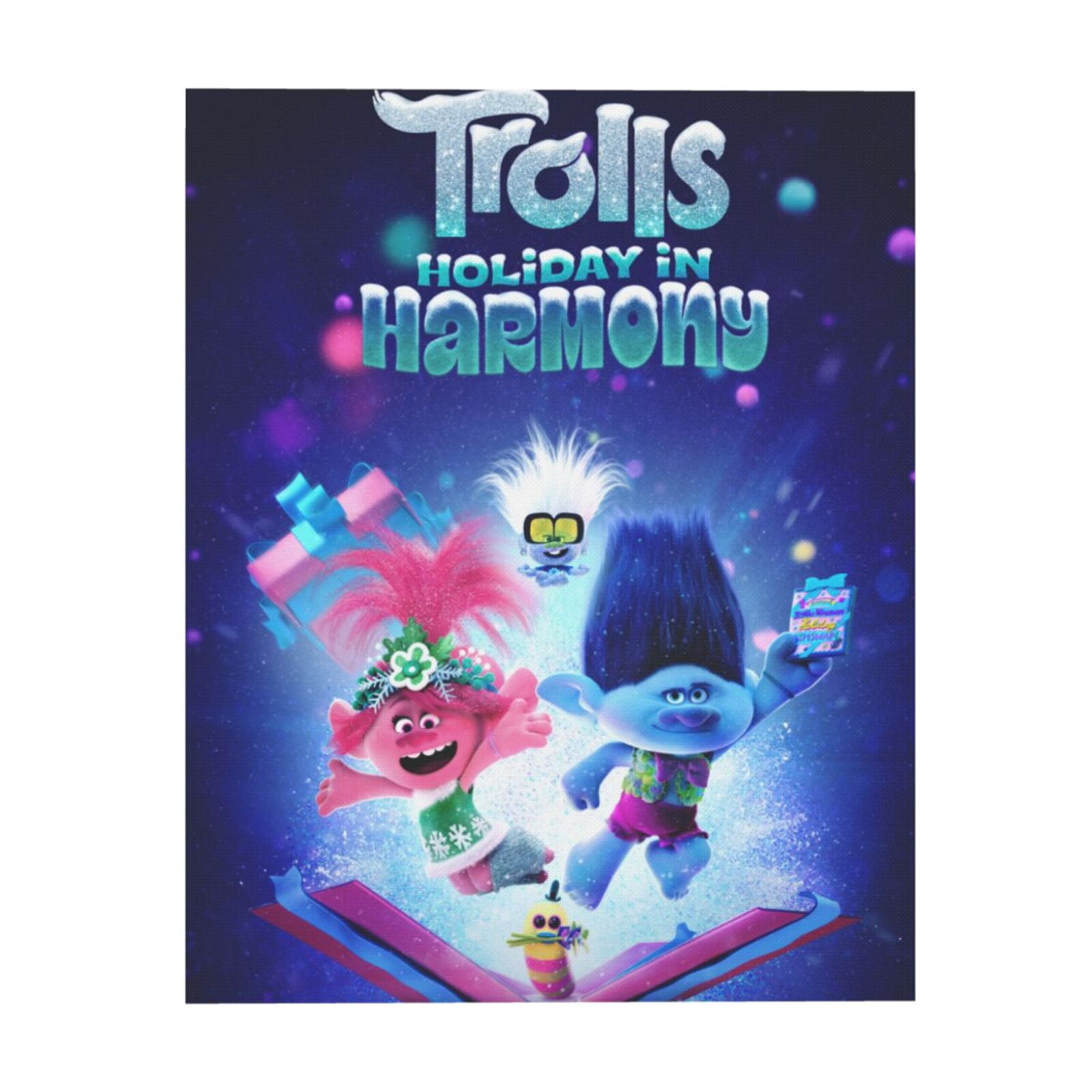 Trolls Holiday in Harmony Canvas Decorative Poster Gift Art Picture ...