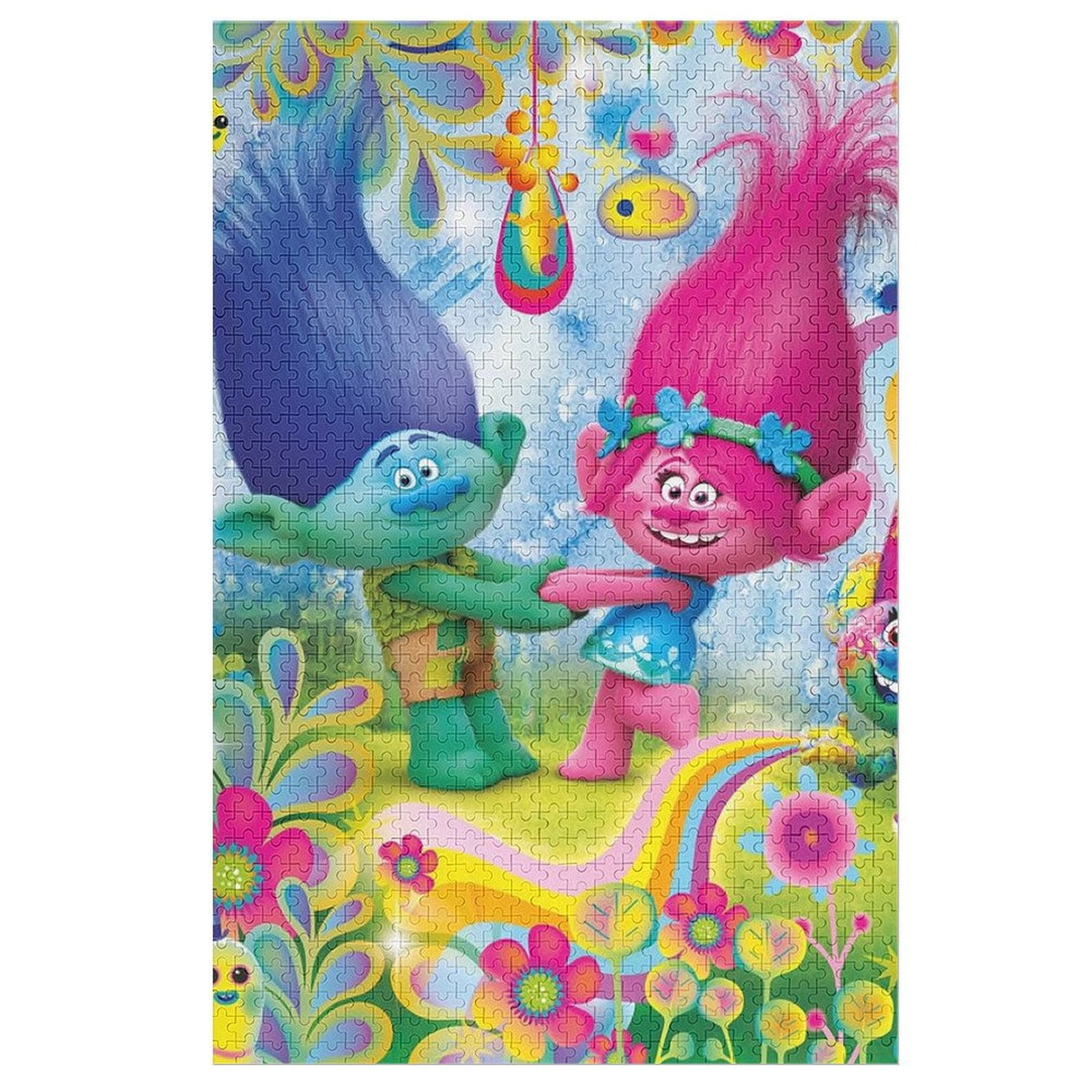 Trolls Jigsaw Puzzles for Kids Trolls Merch for Girls 1000 PCS Puzzles ...
