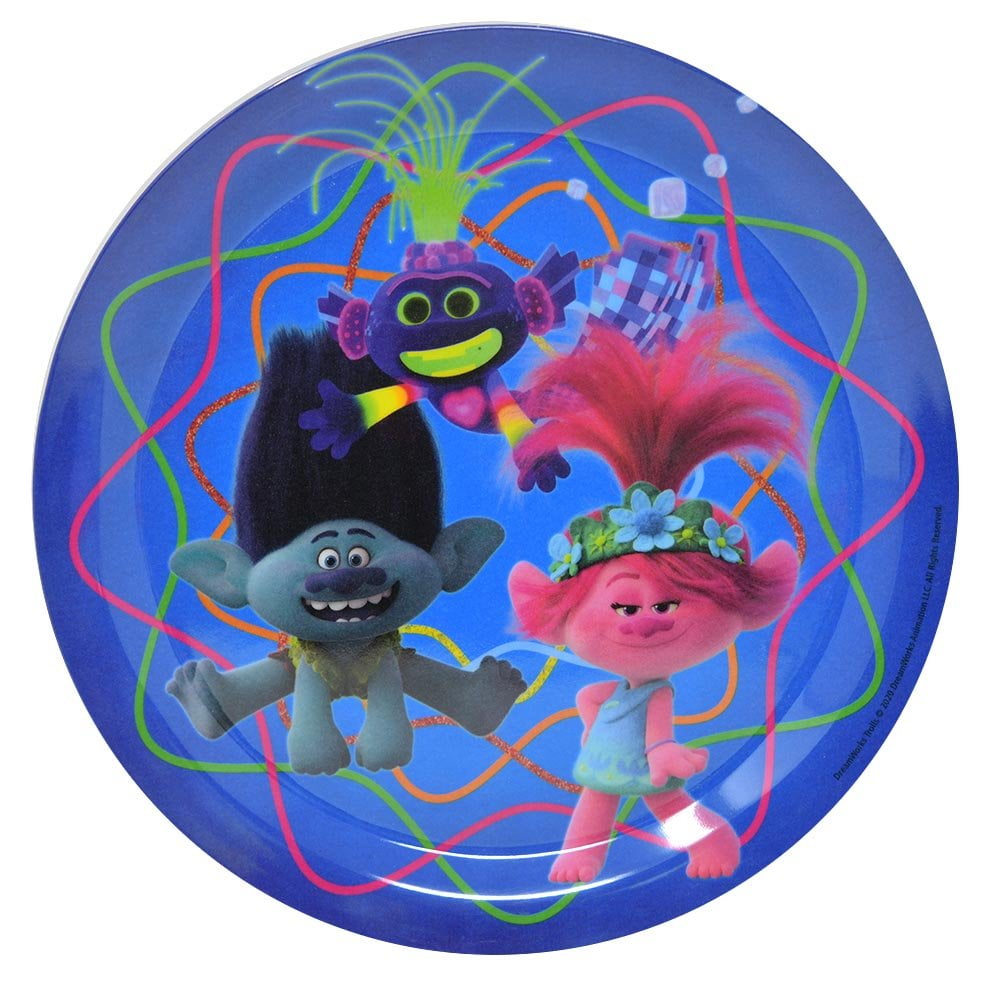 Trolls Movie 2 8in Melamine Plate- 2 PACK - Walmart.com