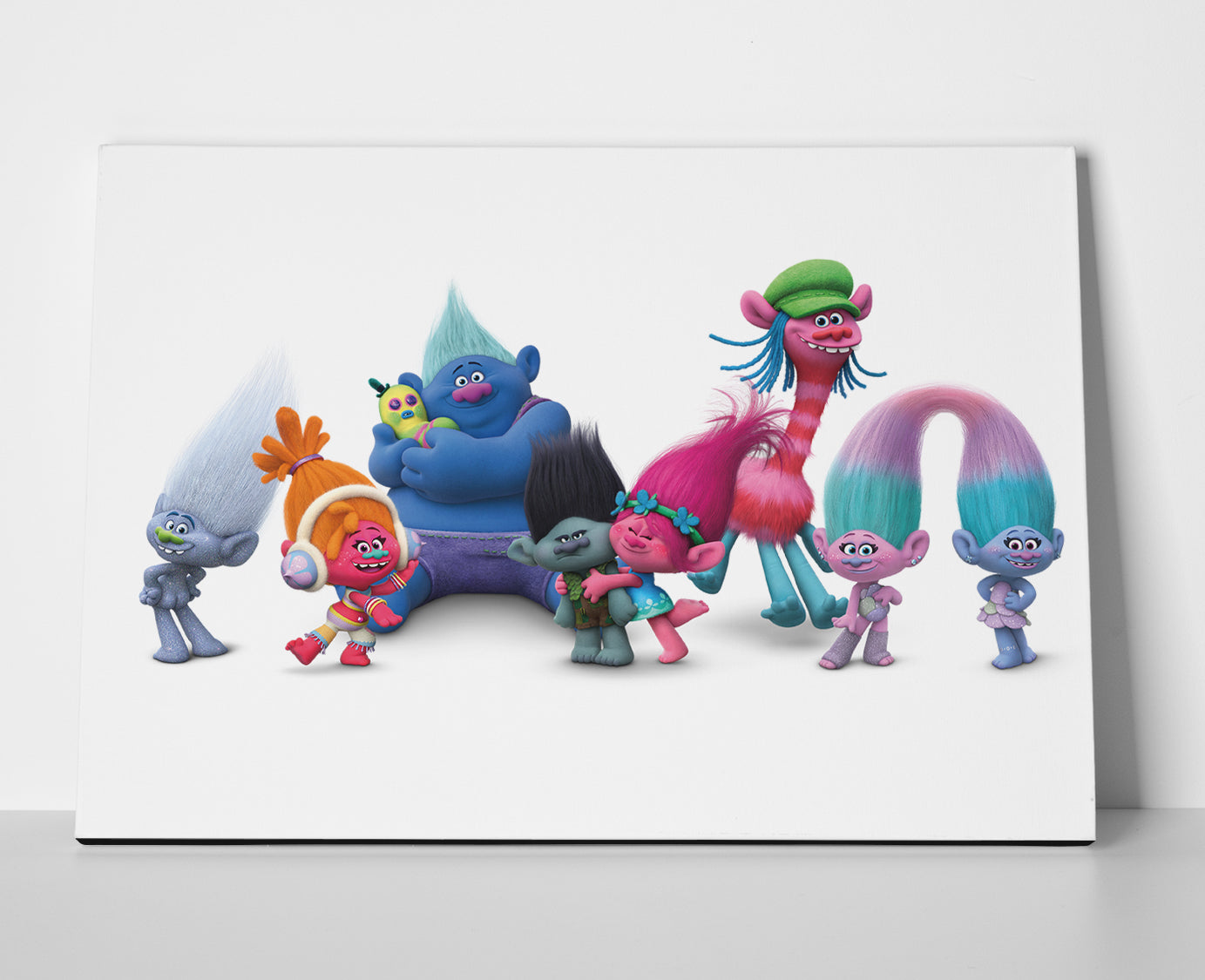 Trolls Movie Poster or Wrapped Canvas - Walmart.com