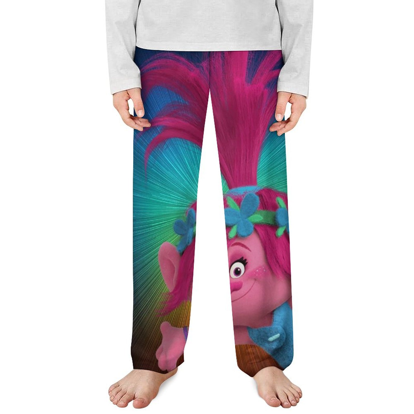 Trolls Pajama Pants for Gils Kids Cute Sleep Bottoms Trolls Merch ...