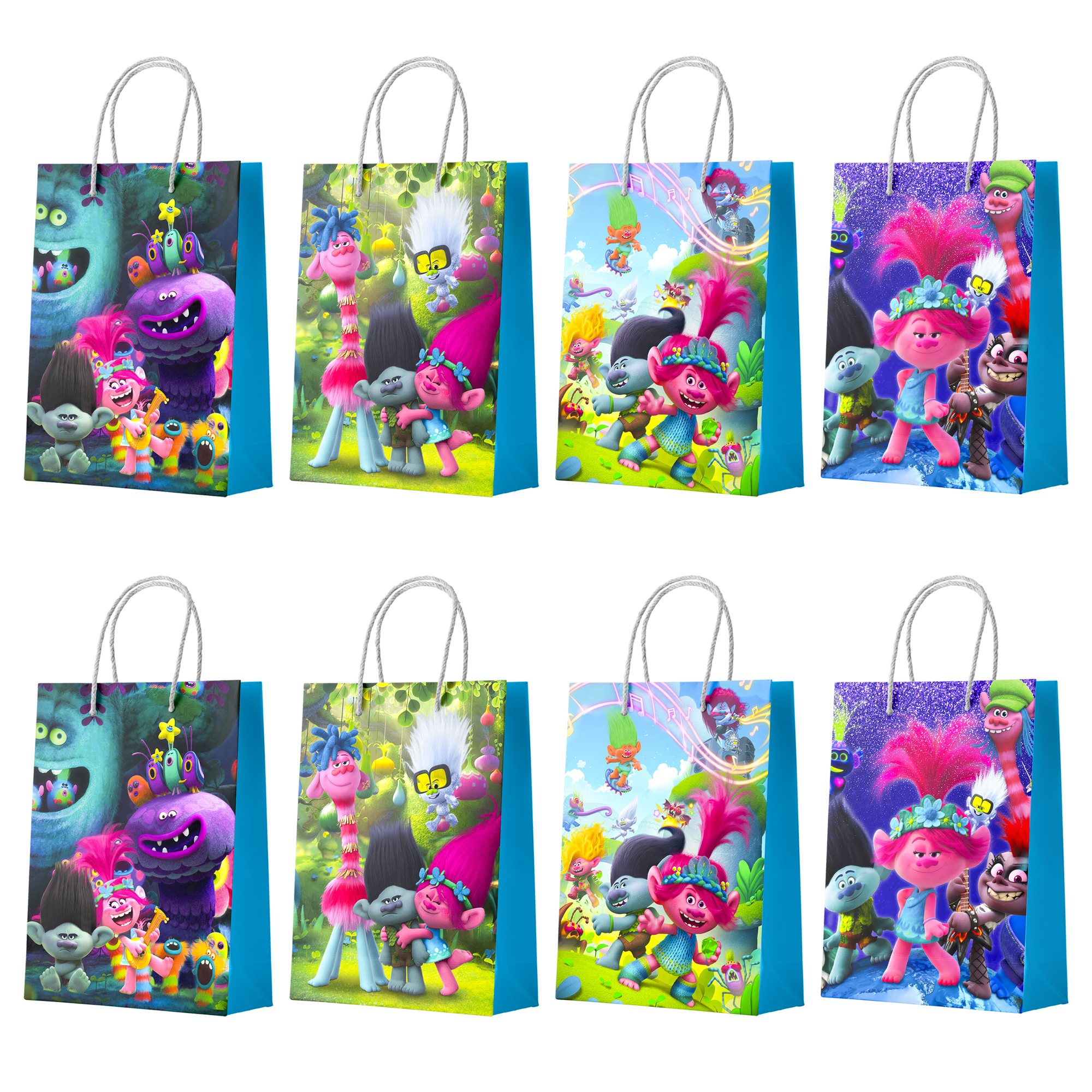 Trolls Party Gift Bags - 16 pcs Trolls Party Bags, Trolls Gift Bags ...