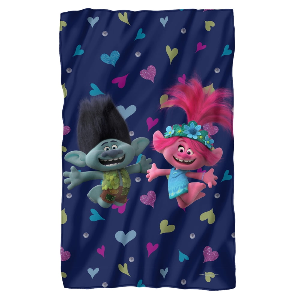 Trolls Pat A Cake Fleece Blanket 36' x 58' - Walmart.com