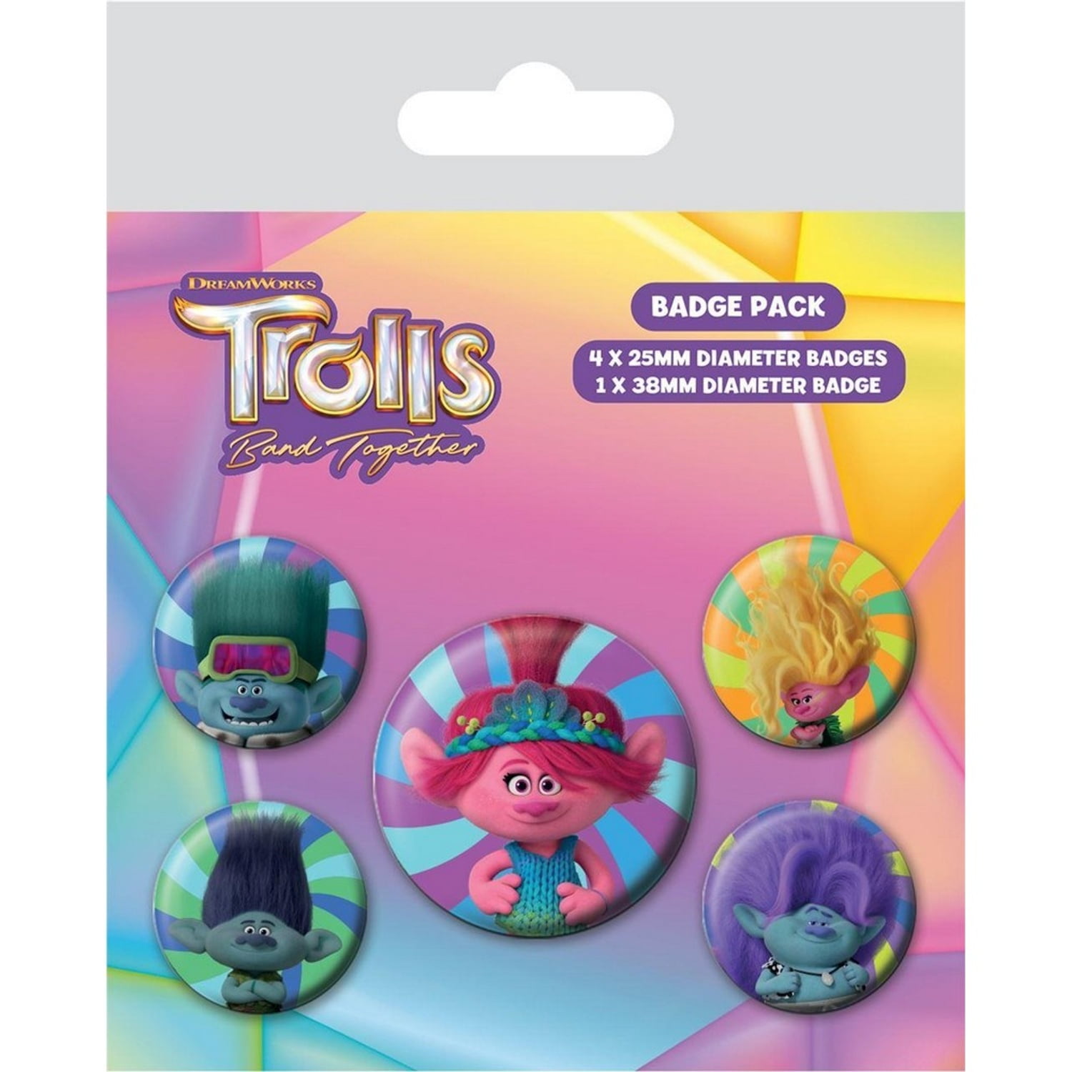 Trolls Perfect Harmony Button Set (Pack of 5) - Walmart.com