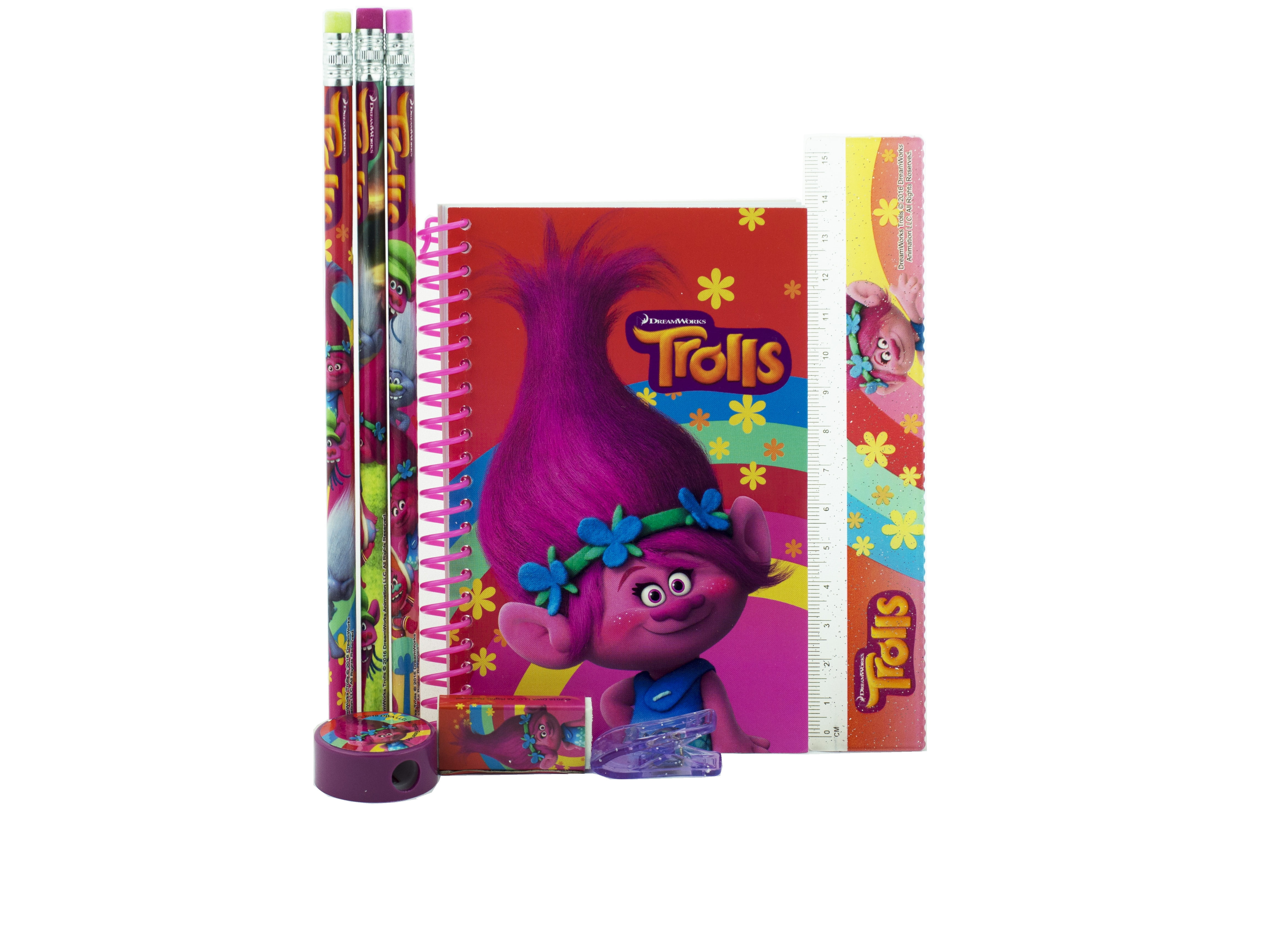 Trolls Pink Stationery Set - Walmart.com