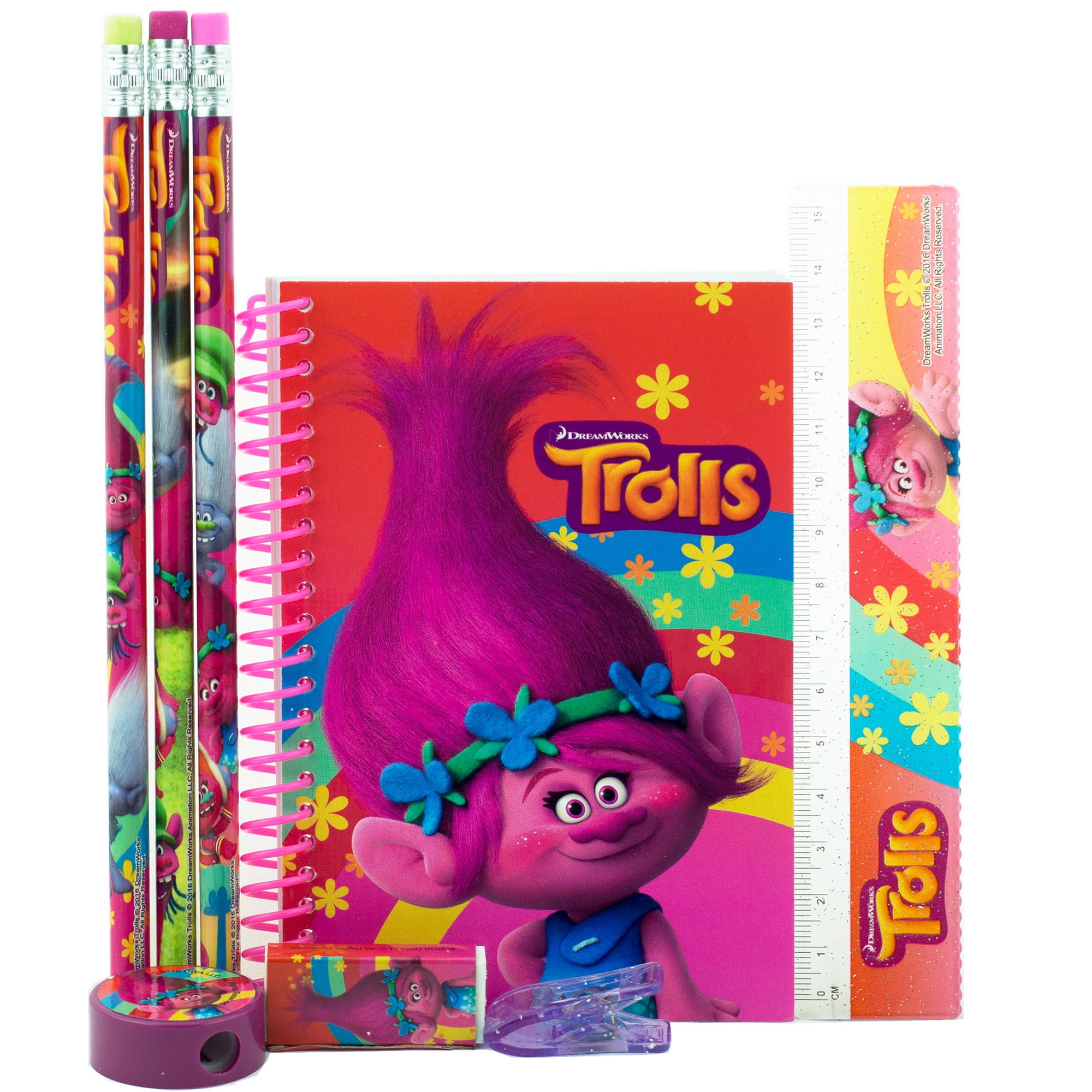Trolls Pink Stationery Set - Walmart.com