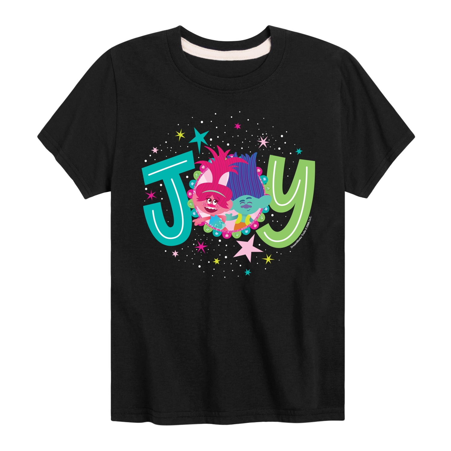 Trolls - Poppy Branch Joy - Toddler & Youth Short Sleeve Graphic T ...