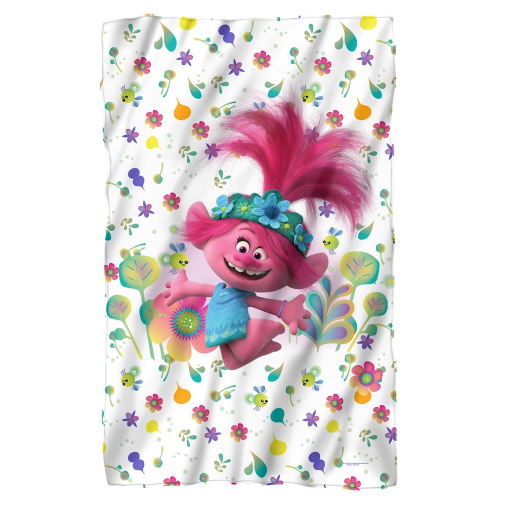 Trolls Running Towards A Hug Fleece Blanket 36' x 58' - Walmart.com
