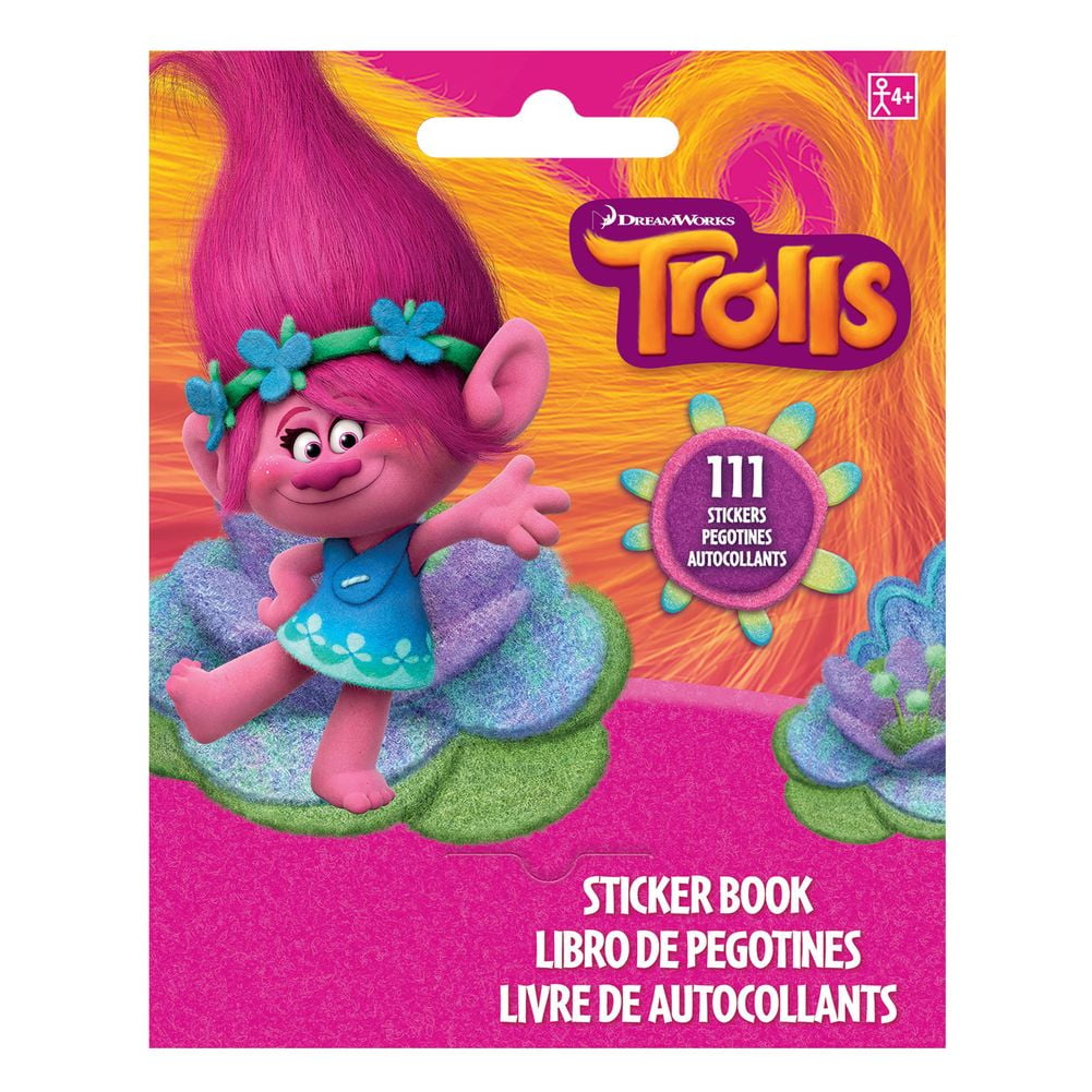 Trolls Sticker Activity Book - Walmart.com