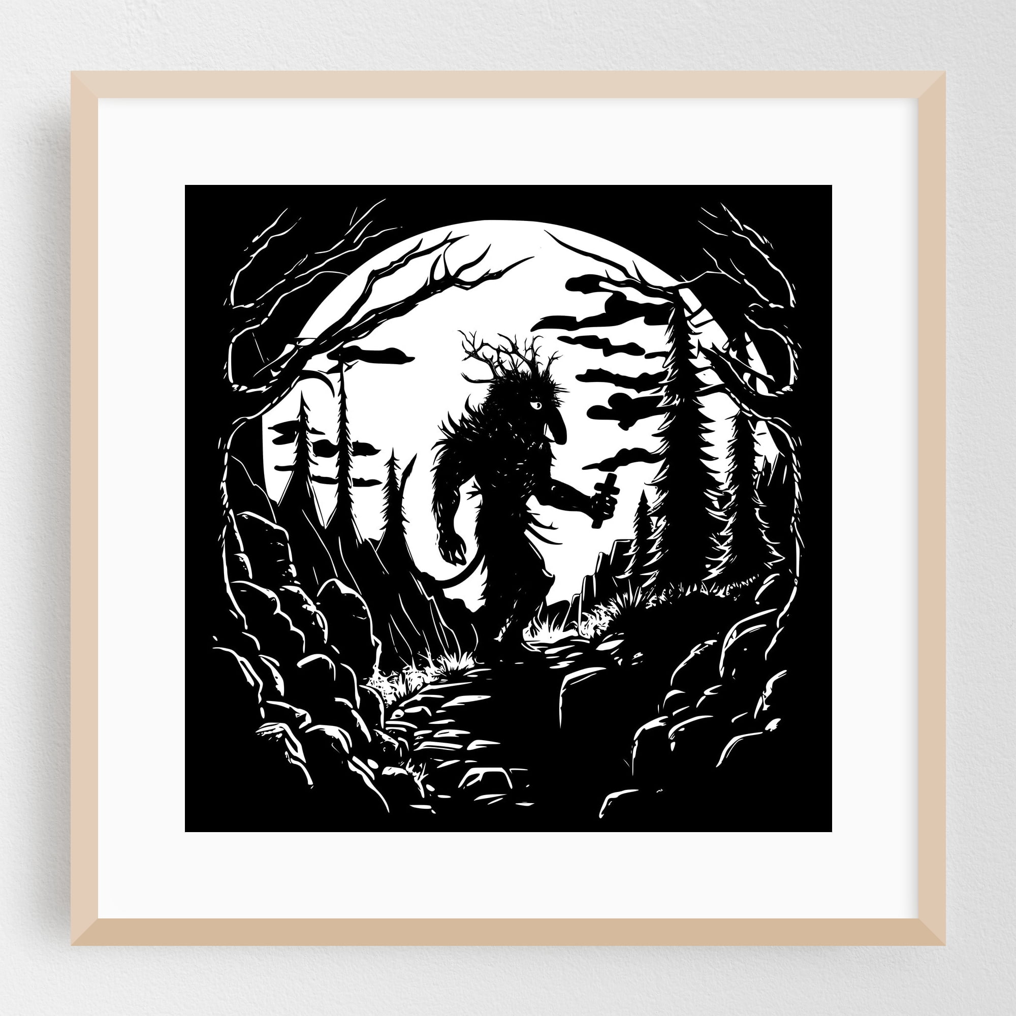 Trolls and Troll Hunters. Beware of Trolls - Illustration Silhouette ...