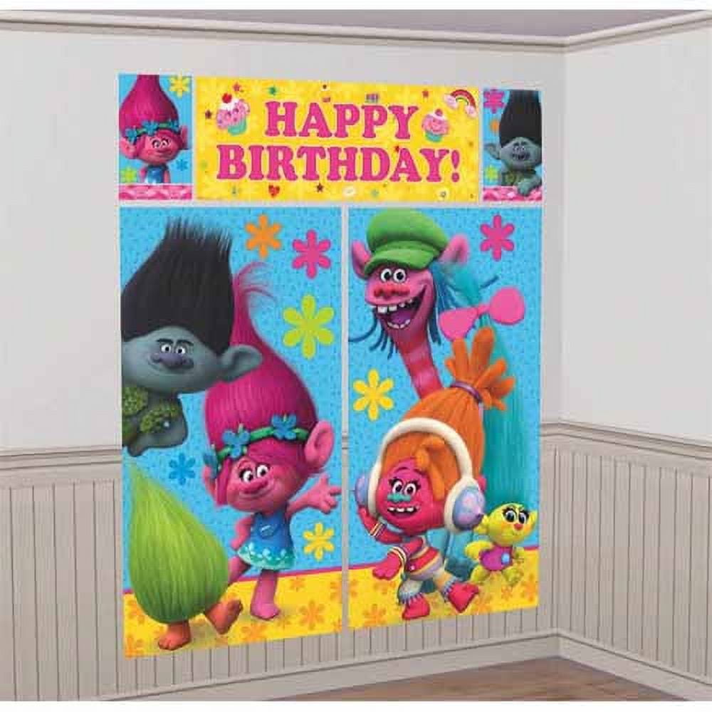 Trolls Wall Poster Decorating Kit (5pc) - Walmart.com