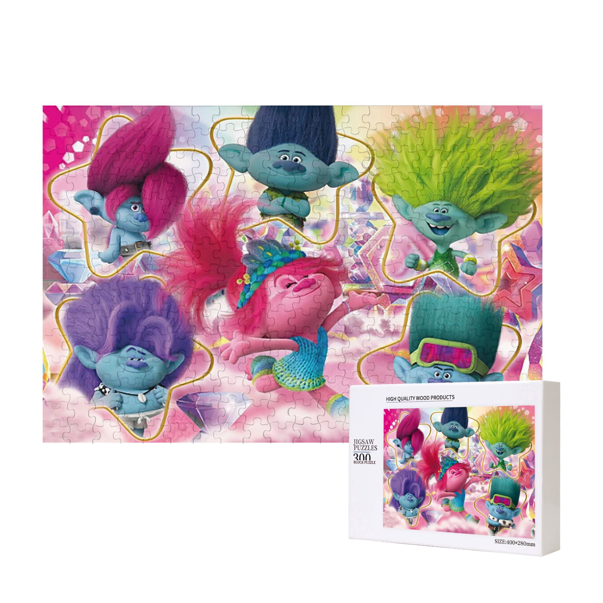 Trolls World Together 300 Piece Jigsaw Puzzle Puzzle for Adults Child ...