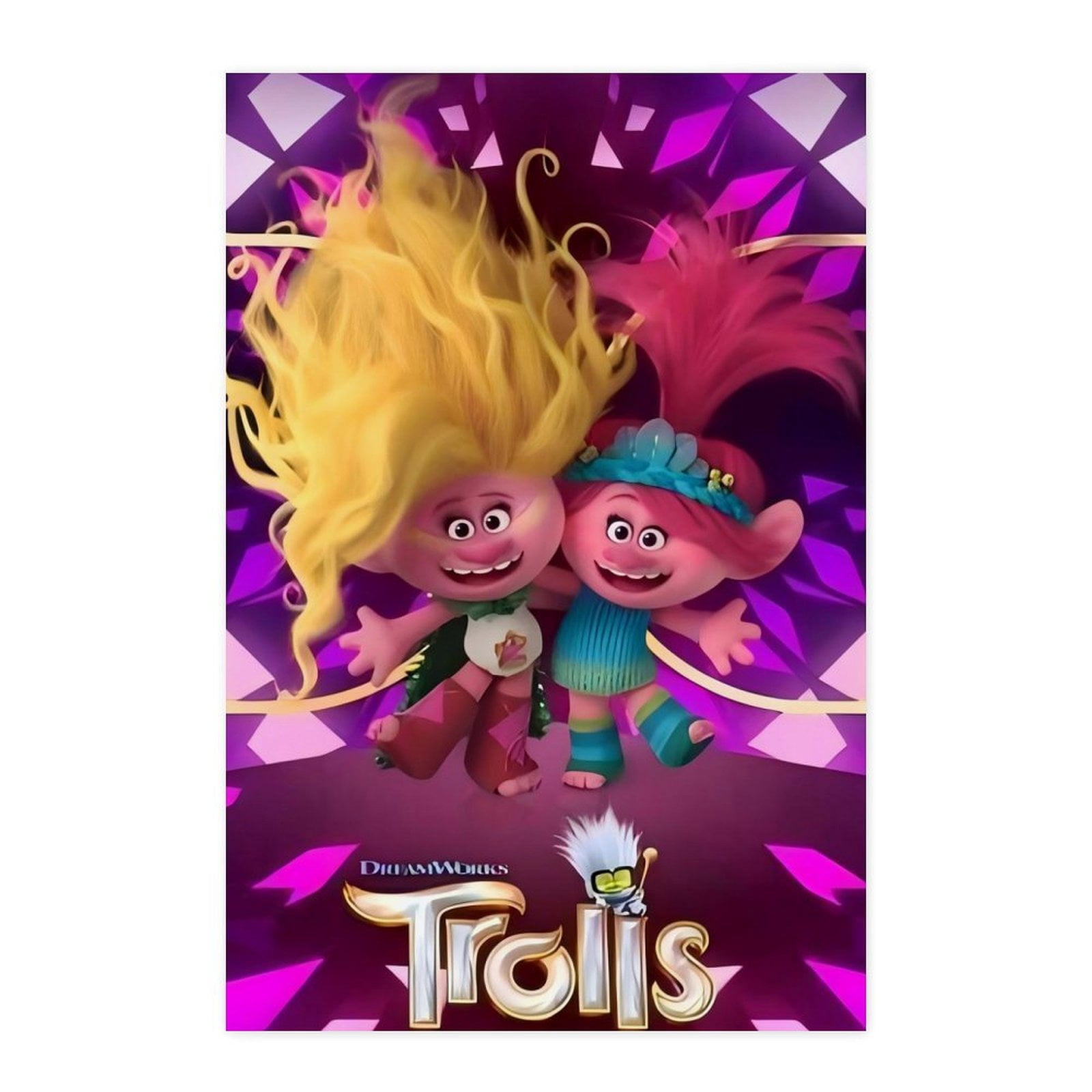 Trolls World Tour Anime stickers posters wall decoration 30*45（cm ...