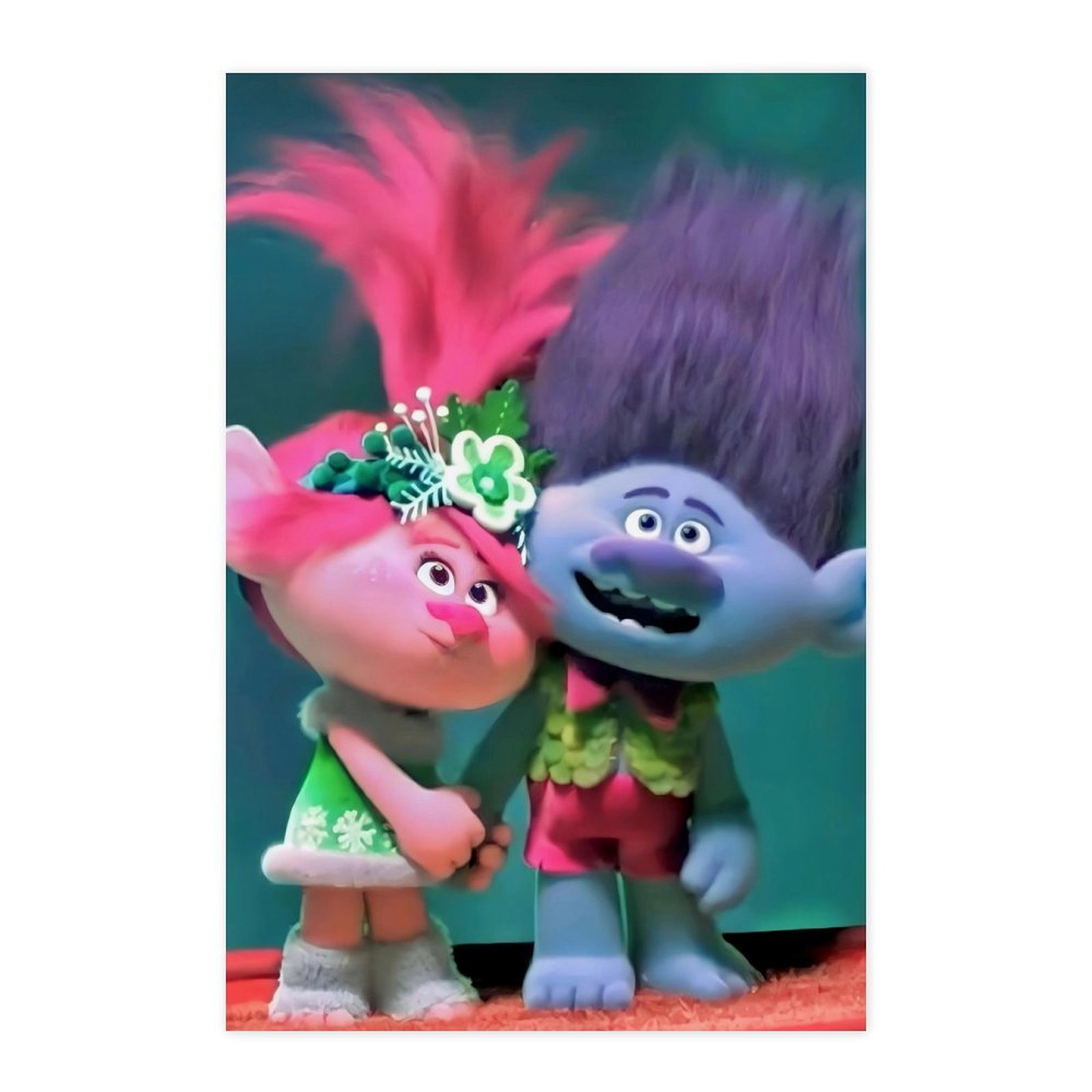 Trolls World Tour Anime stickers posters wall decoration 40*60（cm ...