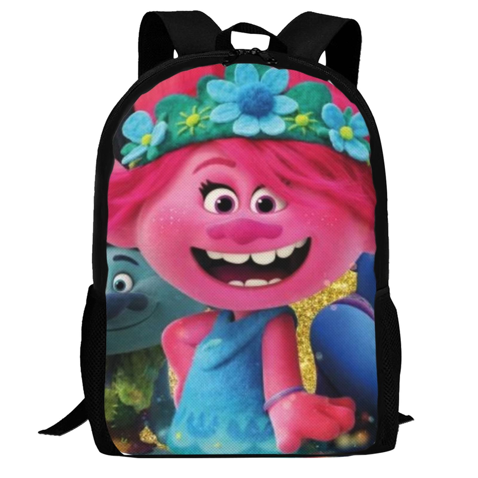 Trolls World Tour Backpack, 3d Printed Laptop Backpack, Water Resistant ...