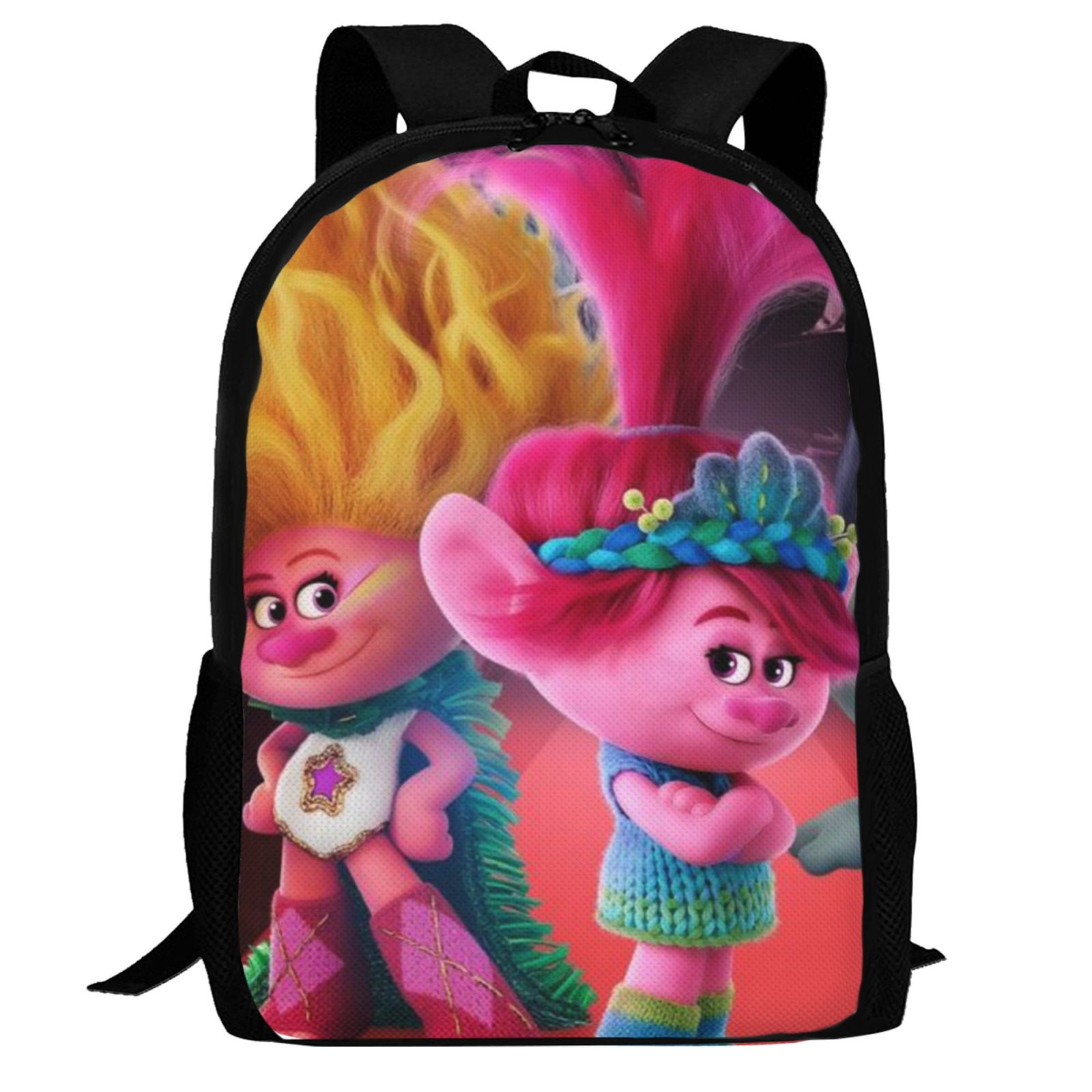 Trolls World Tour Backpack, 3d Printed Laptop Backpack, Water Resistant ...