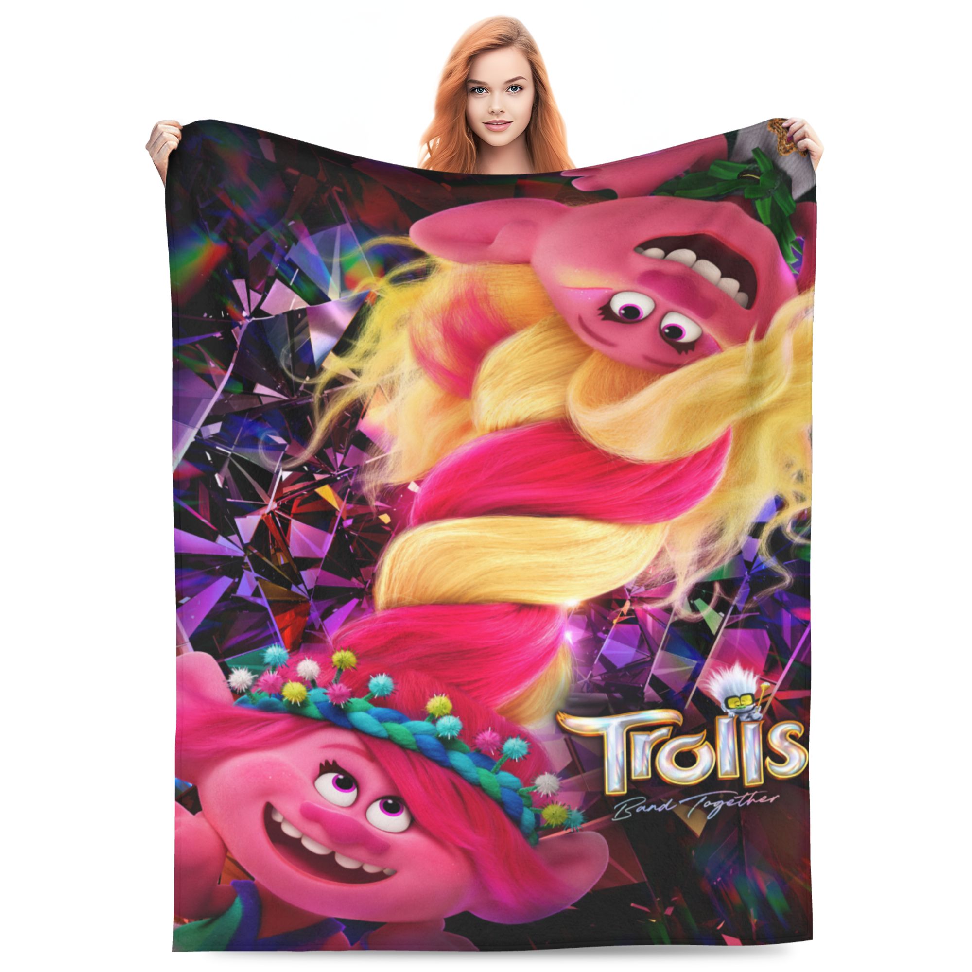 TRo-lls World Bed Blanket 3D Printed Throw Blanket Lightweight Super ...