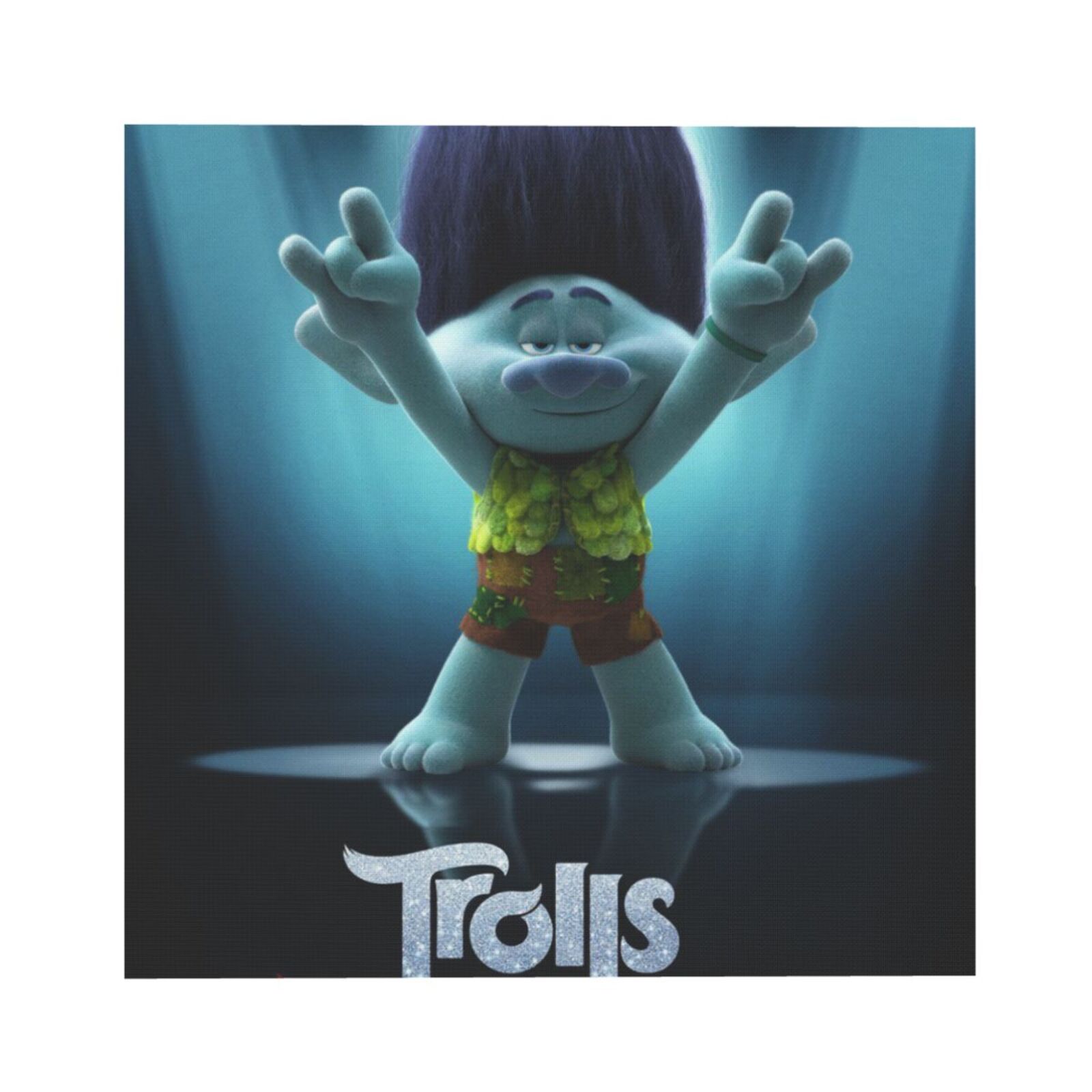 Trolls World Tour Branch Canvas Decorative Poster Square Unframe Wall ...