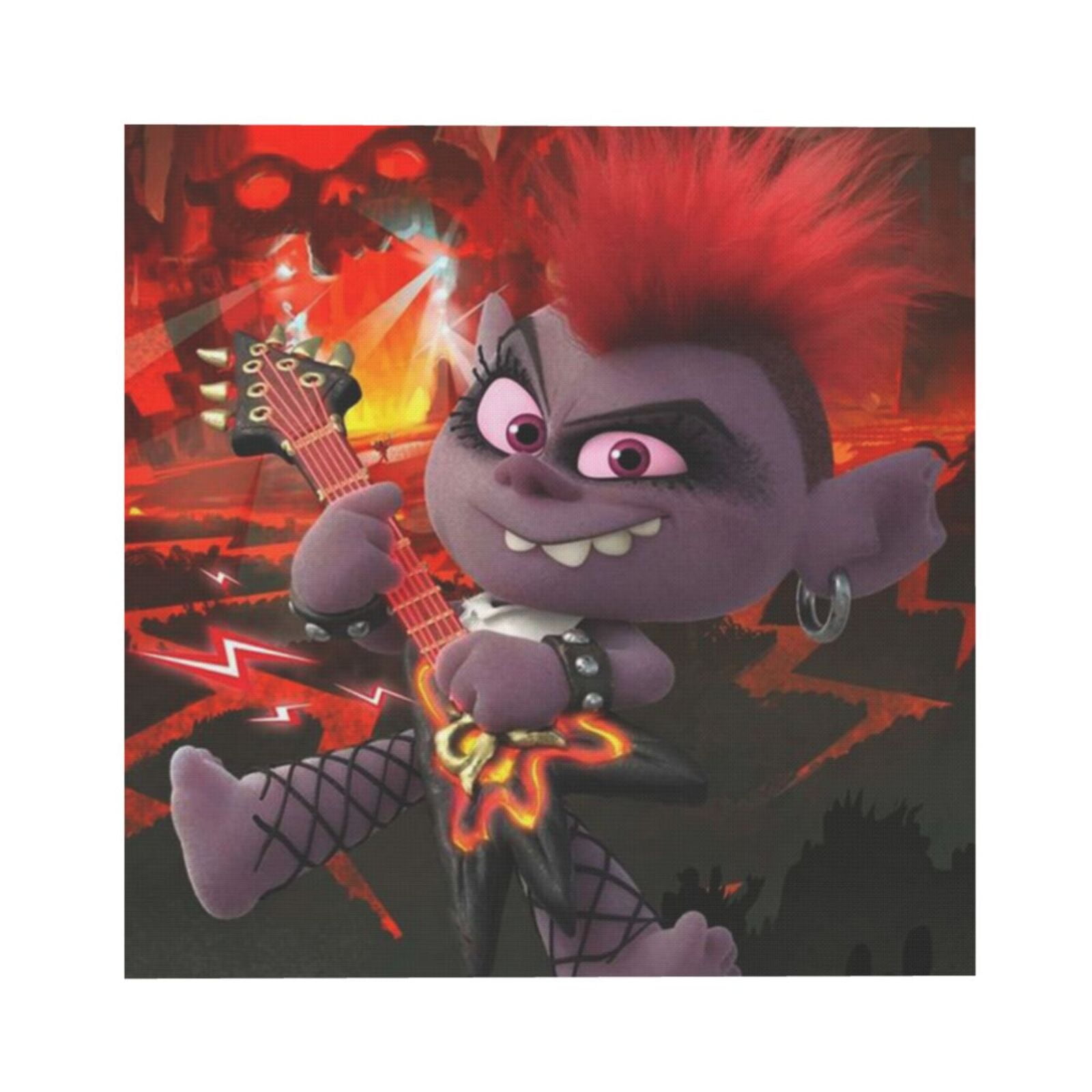 Trolls World Tour Branch Canvas Decorative Poster Square Unframe Wall ...