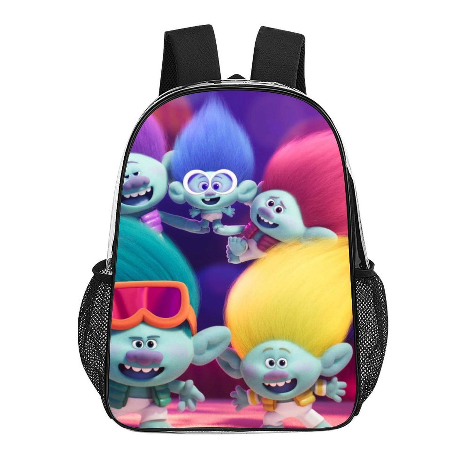Trolls World Tour Characters Clear Backpack Large Capacity Daypack ...