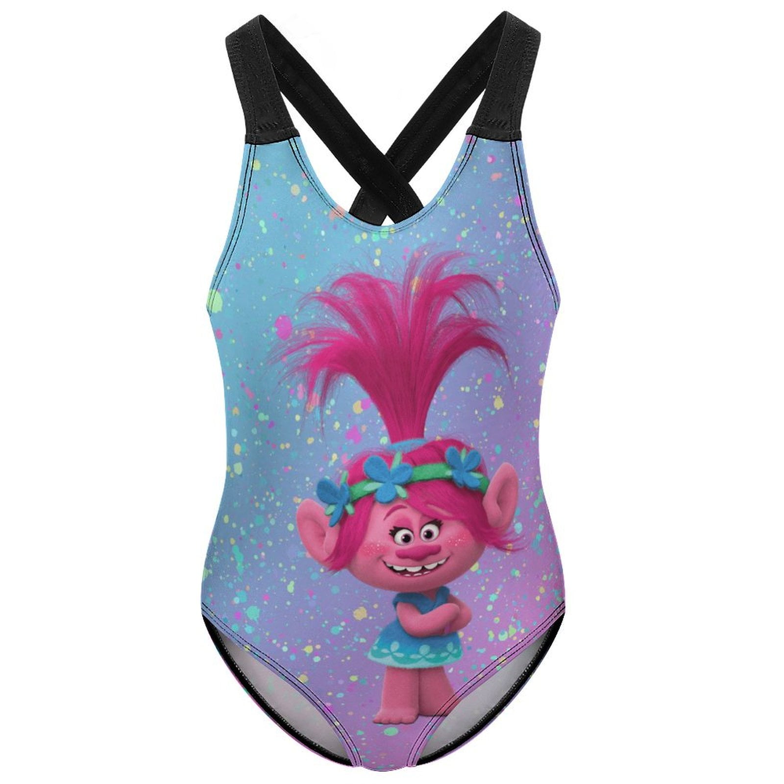Trolls World Tour Children's One-piece Swimsuit Summer Girl's Swimming ...