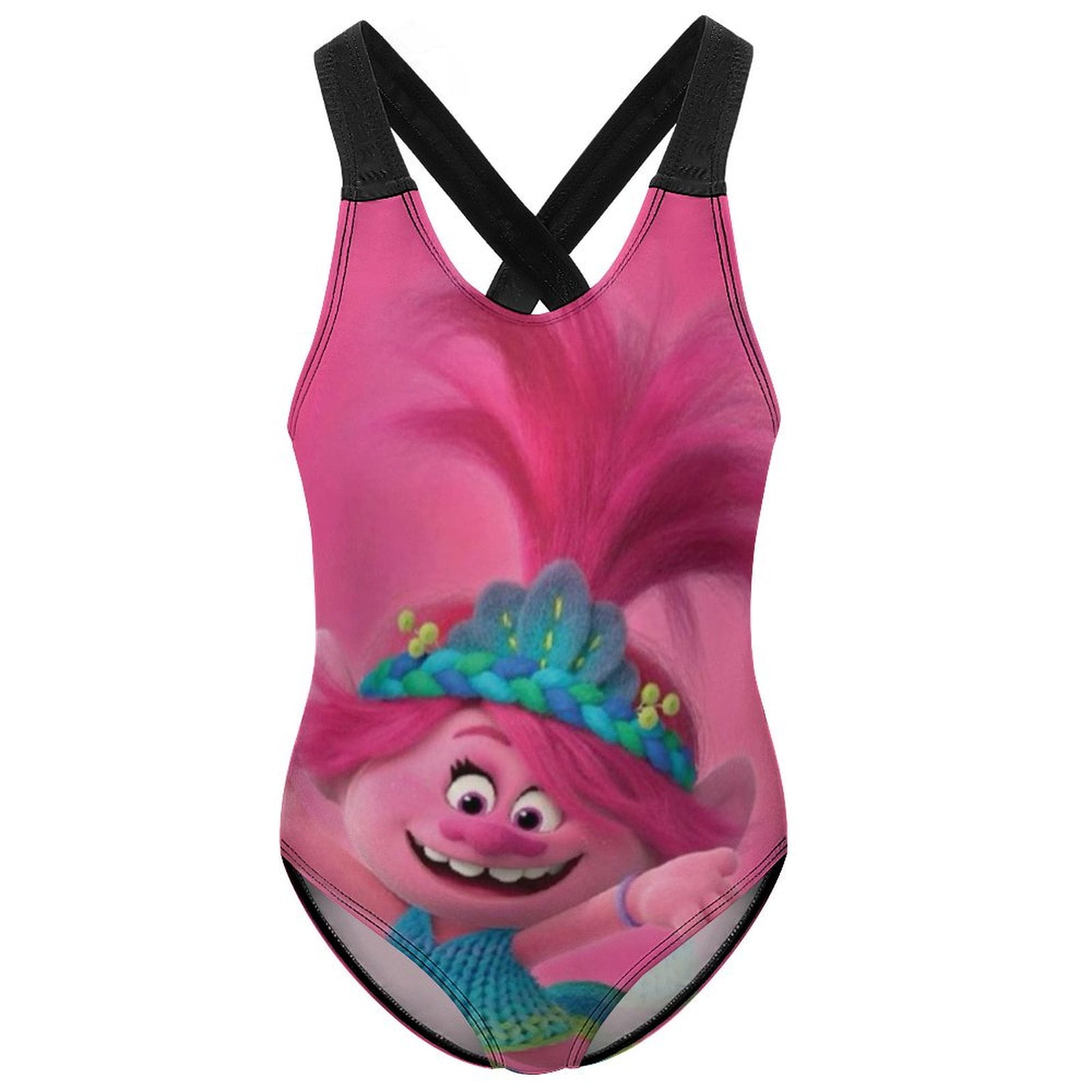 Trolls World Tour Children's One-piece Swimsuit Summer Girl's Swimming ...