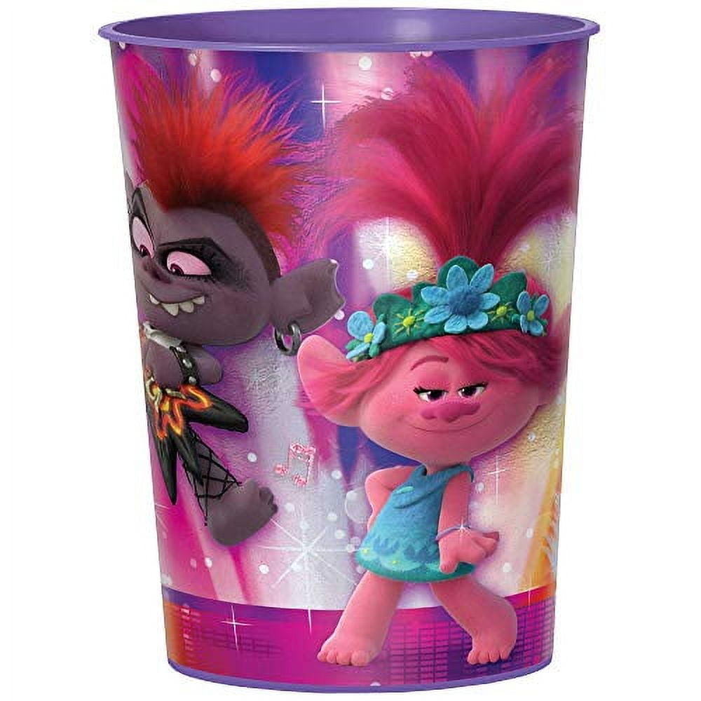 Trolls World Tour Design Metallic Plastic Favor Cup - 16 oz ...