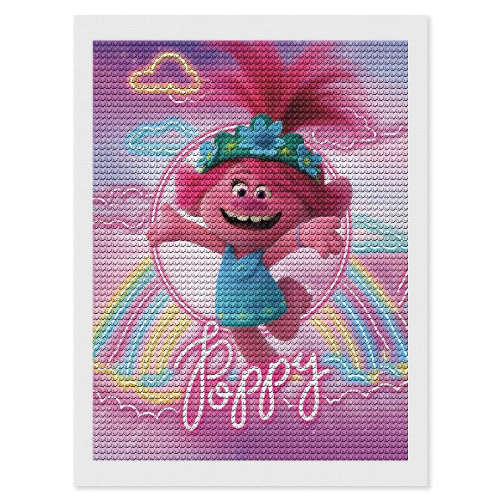 TRo-lls World Diamond Art Kits DIY 5D Anime Painting by Number Kits ...