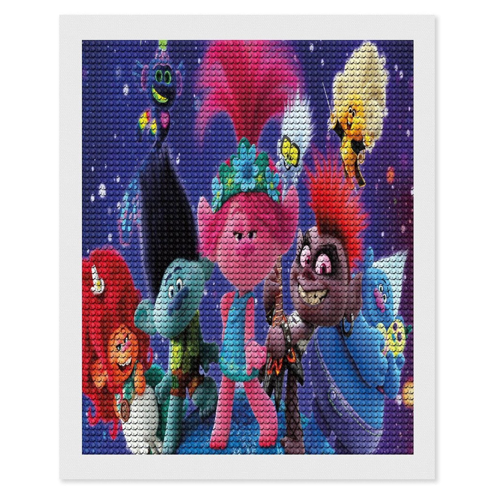 TRo-lls World Diamond Art Kits DIY 5D Anime Painting by Number Kits ...