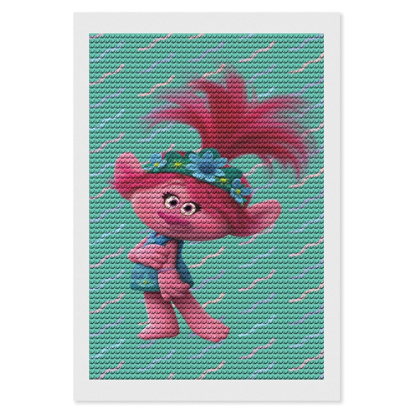 TRo-lls World Diamond Art Kits DIY 5D Anime Painting by Number Kits ...